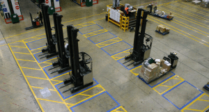 Epoxy Line Marking , Pengecatan Garis Batas Pada Lantai - Jasa Epoxy Lantai